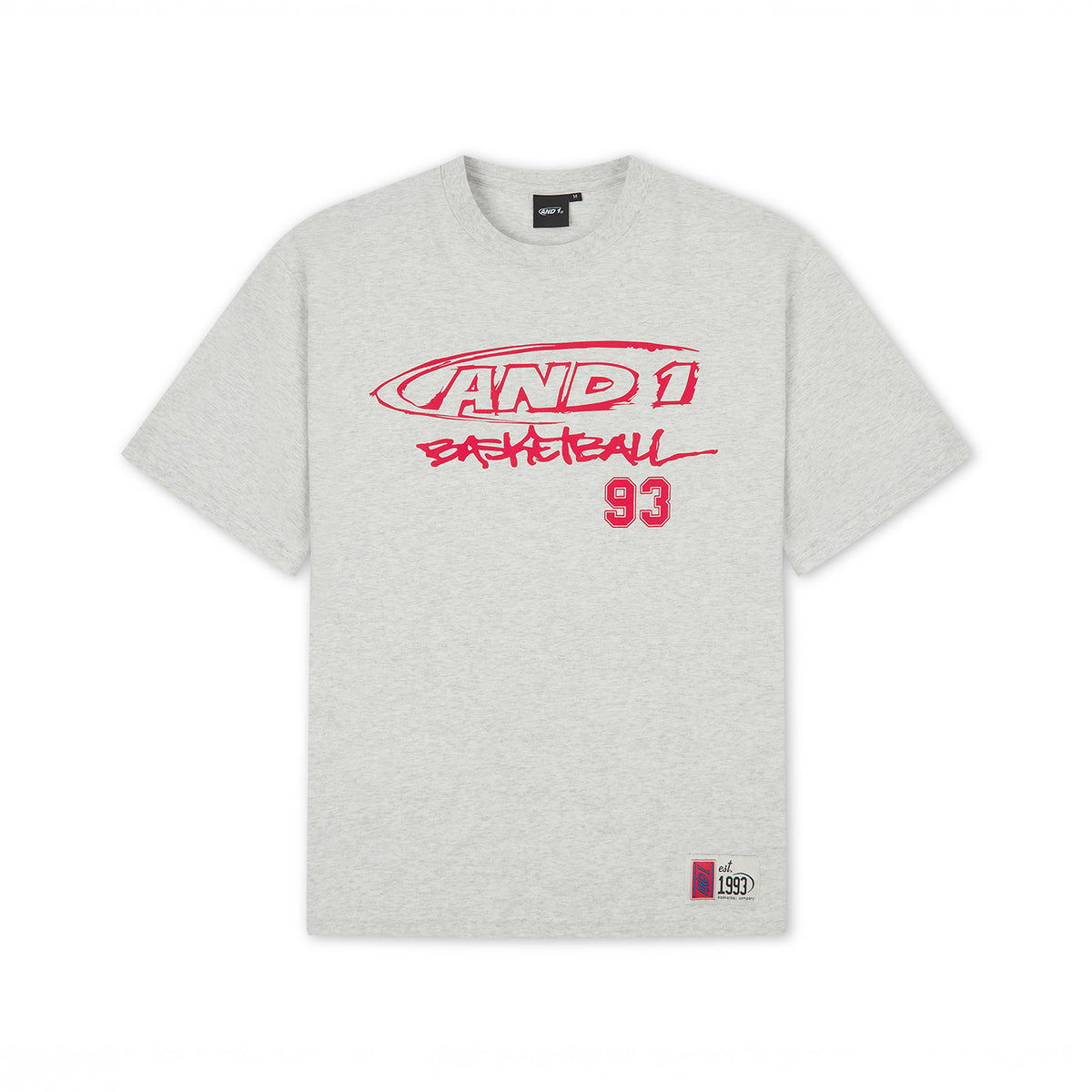 Mens Core Graffiti Logo T-Shirt - Frost Marl – And1 UK